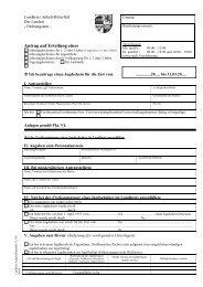Antrag auf Erteilung eines Jagdscheines - Kreis Stormarn