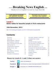 Two-Page Mini-Lesson - Breaking News English