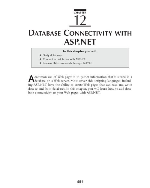 ASP.NET - Cengage Learning