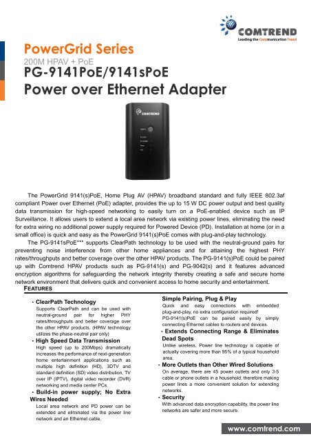 Power over Ethernet Adapter