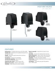 Basic Post-mix Beverage Unit - IMI Cornelius