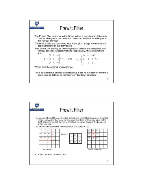 Prewitt Filter Prewitt Filter