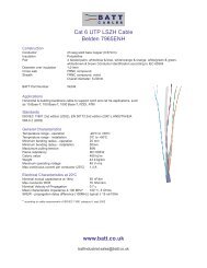 Table 4E1A - Batt Cables