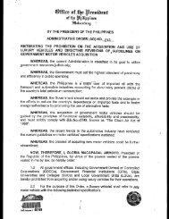 Budget Circular No. 2007-1 - DBM