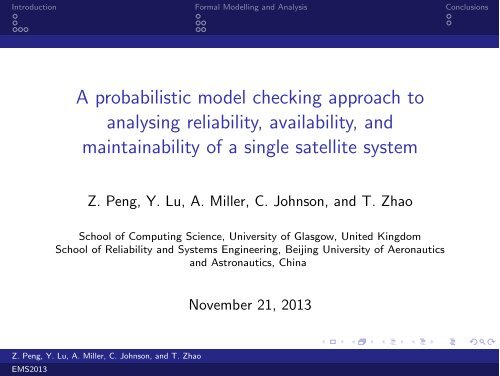 ppt - School of Computing Science - University of Glasgow
