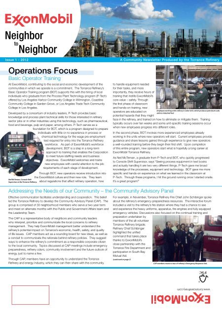 Issue 1 - ExxonMobil