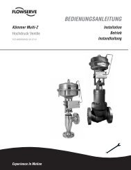 APEX 5000 Pneumatic Positioner - Flowserve Corporation