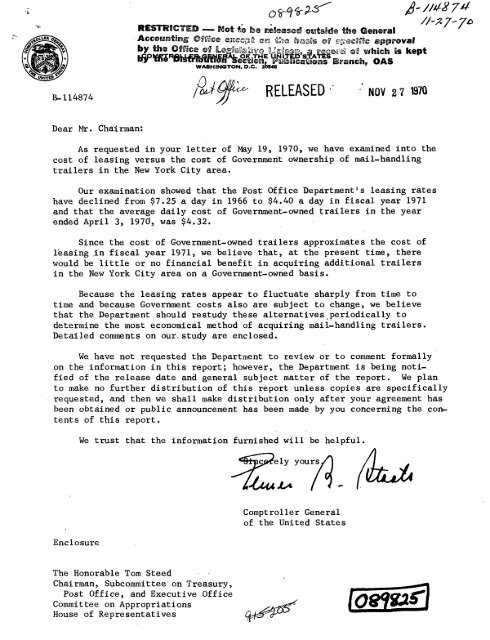 View Report (PDF, 4 pages) - US Government Accountability Office