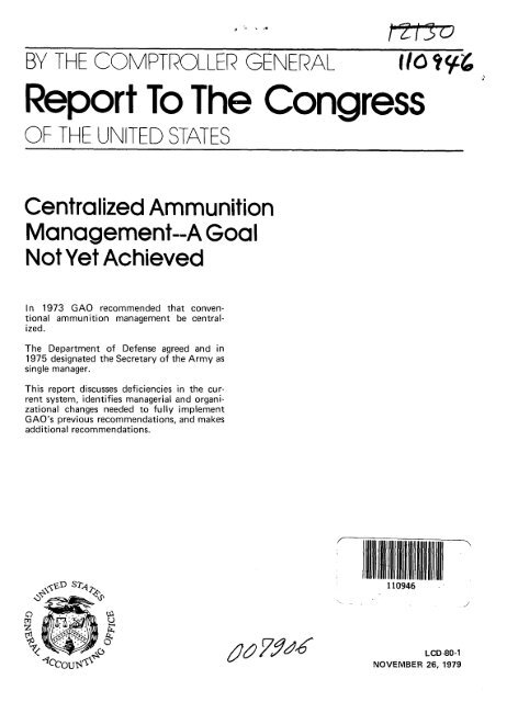 View Report (PDF, 55 pages) - US Government Accountability Office