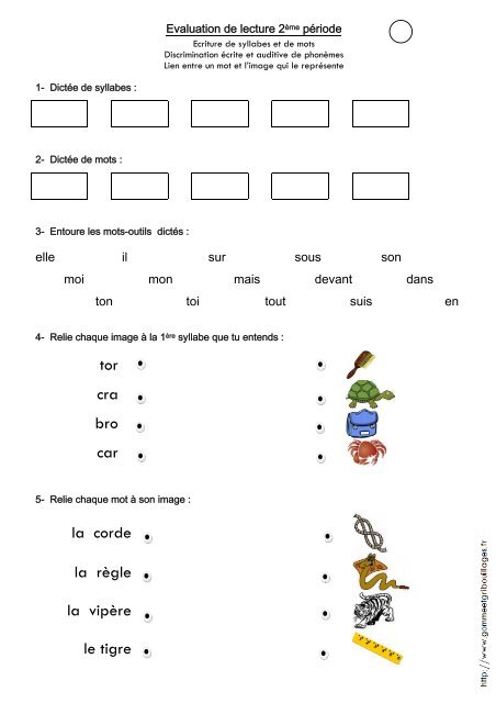 Evaluation période n°2 - Gomme & Gribouillages