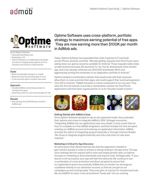Google One Sheeter Template