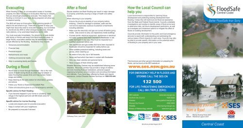 Flood Safe brochure (PDF File, 3.7mb) - Gosford City Council