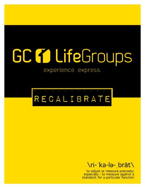 Group DIRECTORY - Grace Chapel