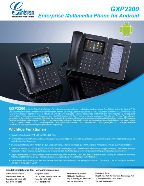 GXP2200 - Grandstream Networks