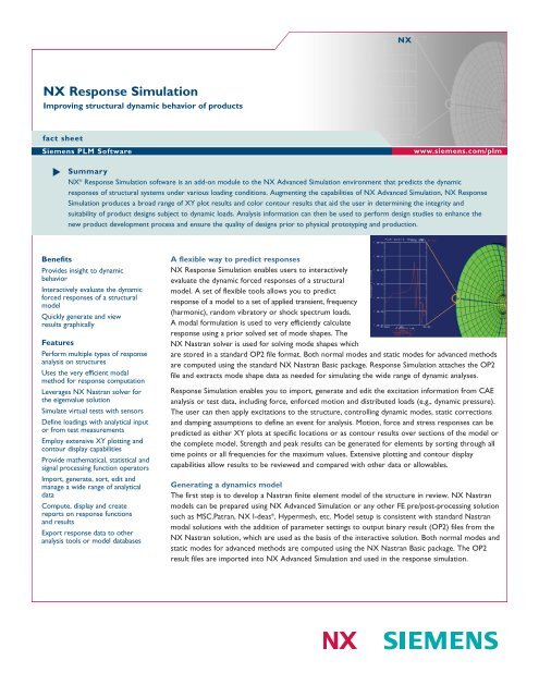 NX Response Simulation