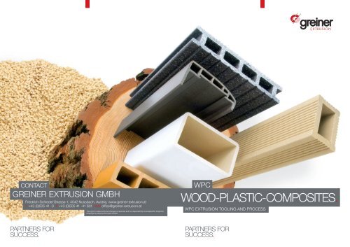 wOOD-PLASTIC-COMPOSITES. - Greiner Extrusions Technik