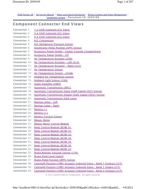 Component Connector End Views - GRRRR8.net