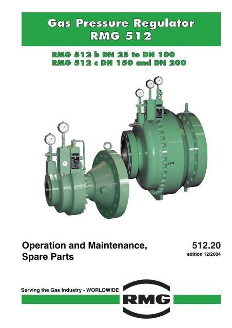 cts Gas Pressure Regulator RMG 512