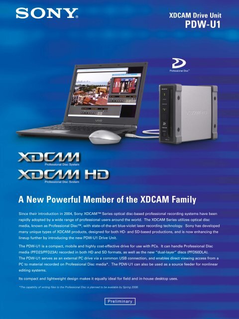 PDW-U1 Brochure - GRS Systems