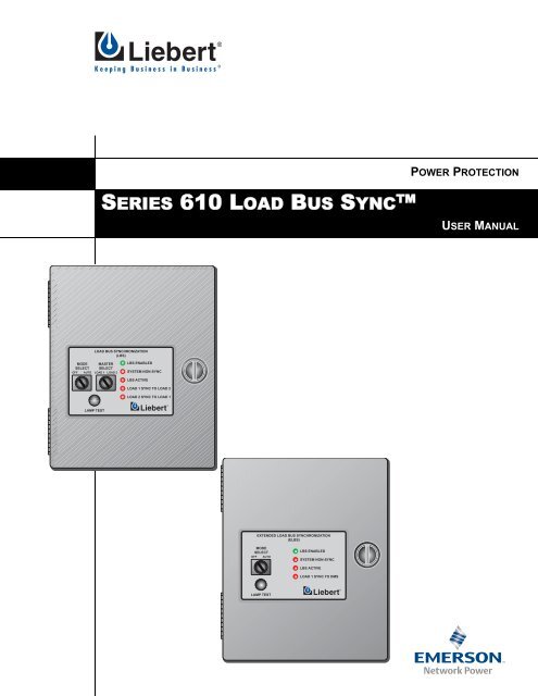 Liebert Load Bus Synchronization - Jonweb.net