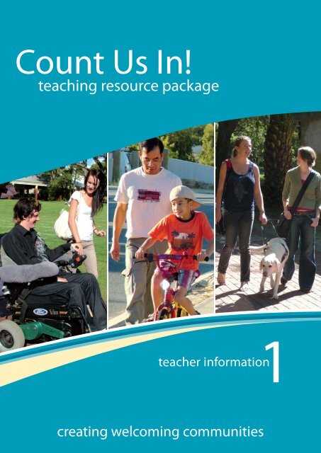 Booklet 1: teacher information - Disability Services Commission