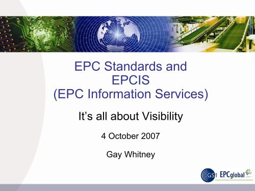 EPCIS - GS1