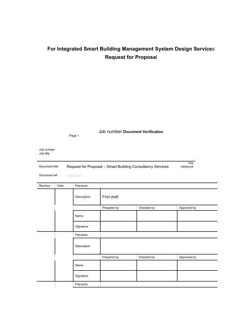 For Integrated Smart Building Management System Design ... - GSA