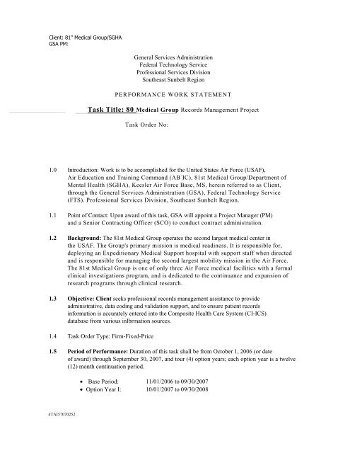 Records Management - GSA