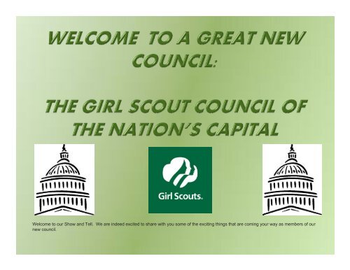 GSCNC PowerPoint Presentation as a PDF - Girl Scout Council of ...
