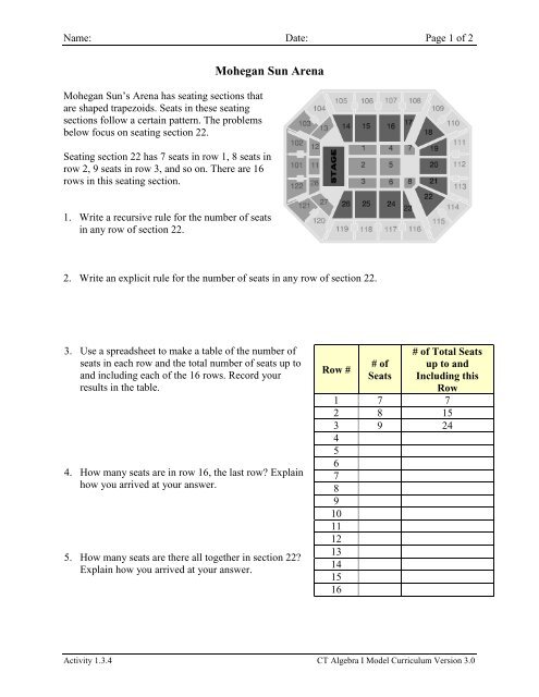 Mohegan Sun Arena Ct Interactive Seating Chart Two Birds Home