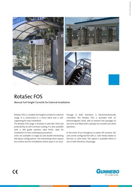 RotaSec FOS - Gunnebo
