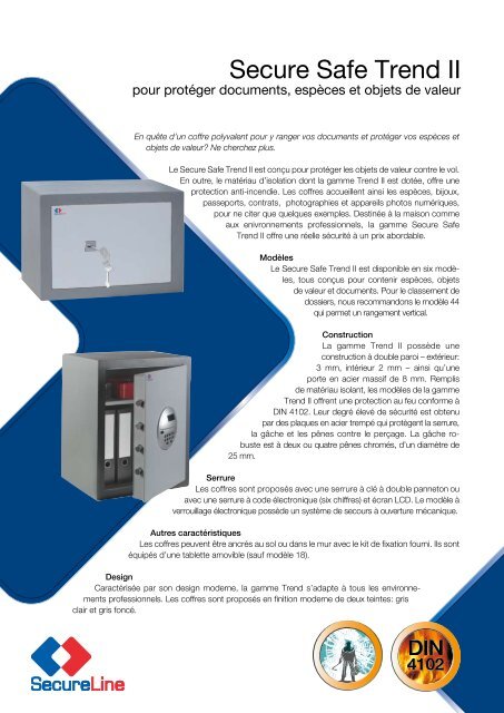 Secure Safe Trend II - Gunnebo