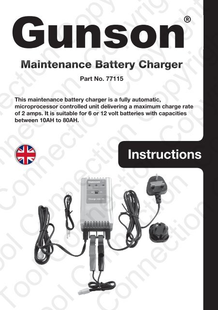 Instructions - Gunson