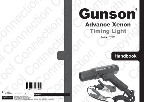 Advance Xenon Timing Light - Gunson