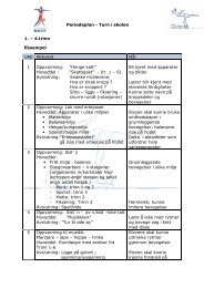 Årsplan i kroppsøving 3.trinn 2012-2013 Uke Tema Aktivitet ... - Tveita
