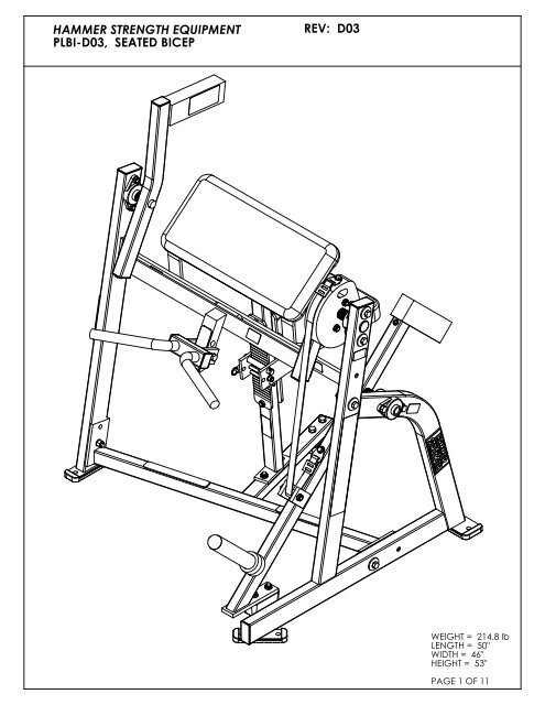 Bicep Curl Machine Drawing Bicep Curl Machine Plate Loaded At Best