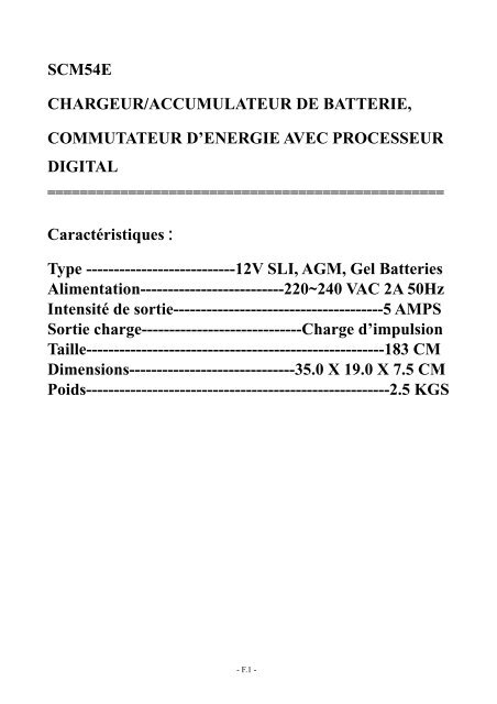 DHC BT001 BATTERY TESTER - GYS