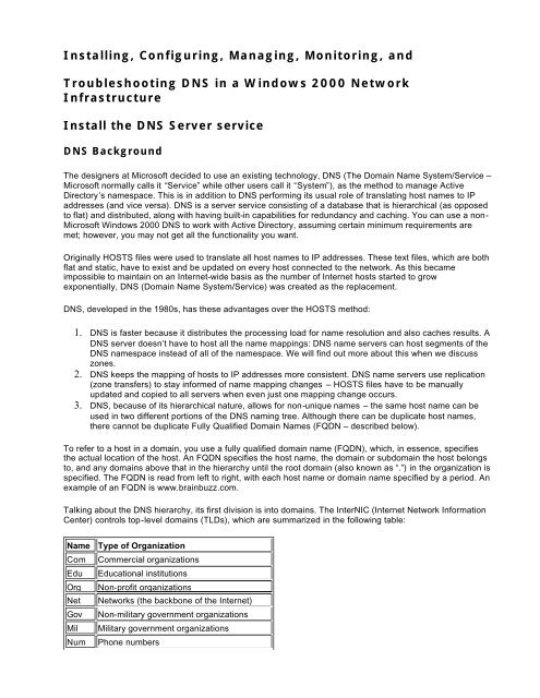 Installing, Configuring, Managing, Monitoring, and ... - Hal-PC