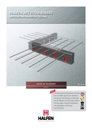 HALFEN SCHRAUBANSCHLUSS HBS-05 - HALFEN-DEHA Logo