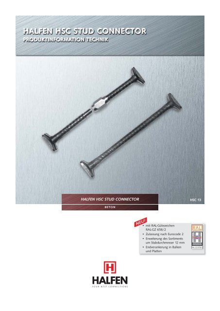 HALFEN HSC Stud Connector