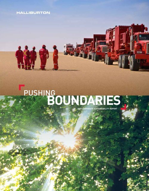 2009 Corporate Sustainability Report - Halliburton