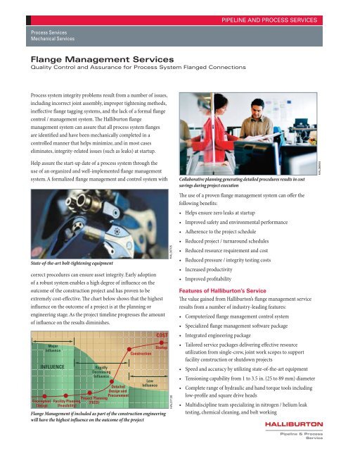 Flange Management Services - Halliburton