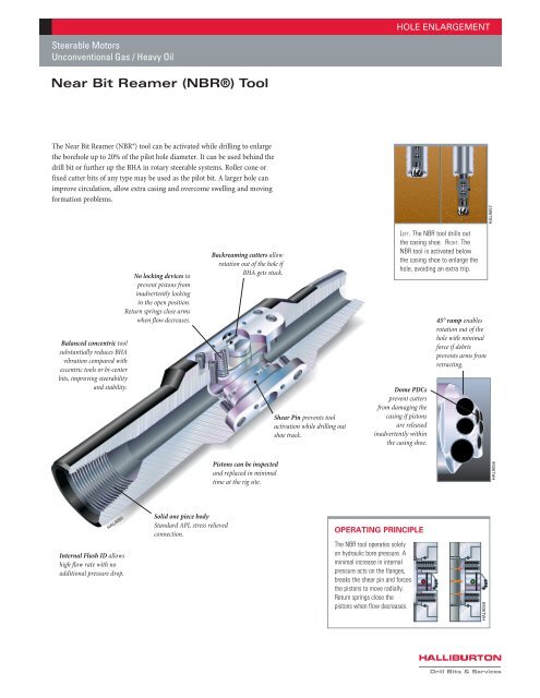 Near Bit Reamer (NBR) Tool - Halliburton