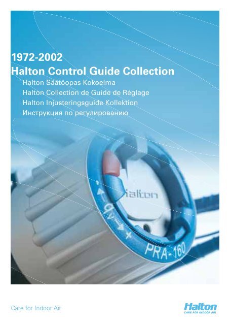 1972-2002 Halton Control Guide Collection