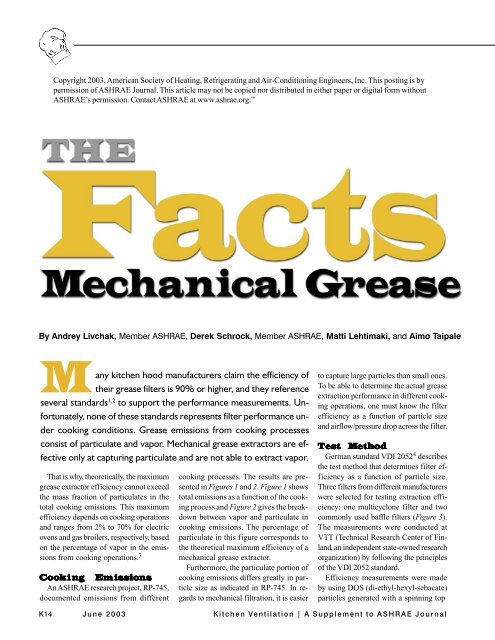 Filter Efficiency - Halton Company