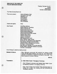 Vulnerable Sector Check - Hamilton Police Services