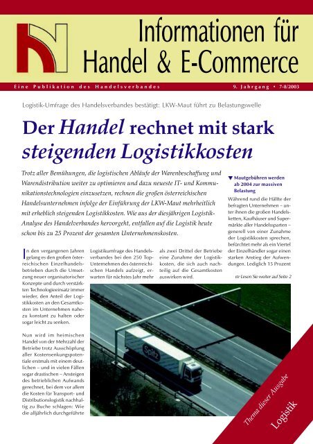 Logistik - Handelsverband