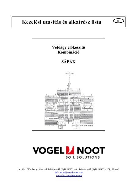 Vetőágy előkészítő Sapak - Hanki-Ker Kft.