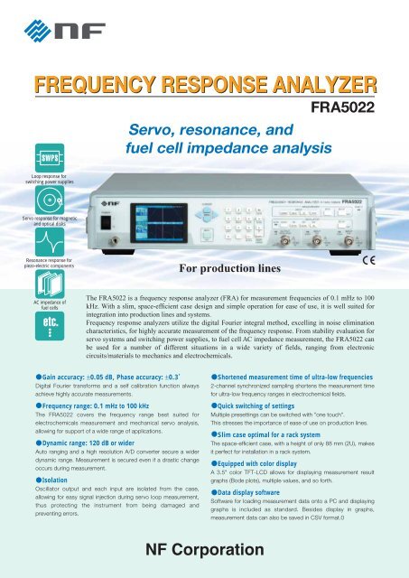 FREQUENCY RESPONSE ANALYZER