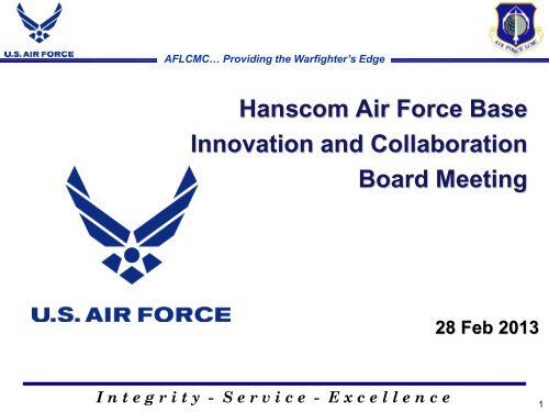 slides - Hanscom Air Force Base